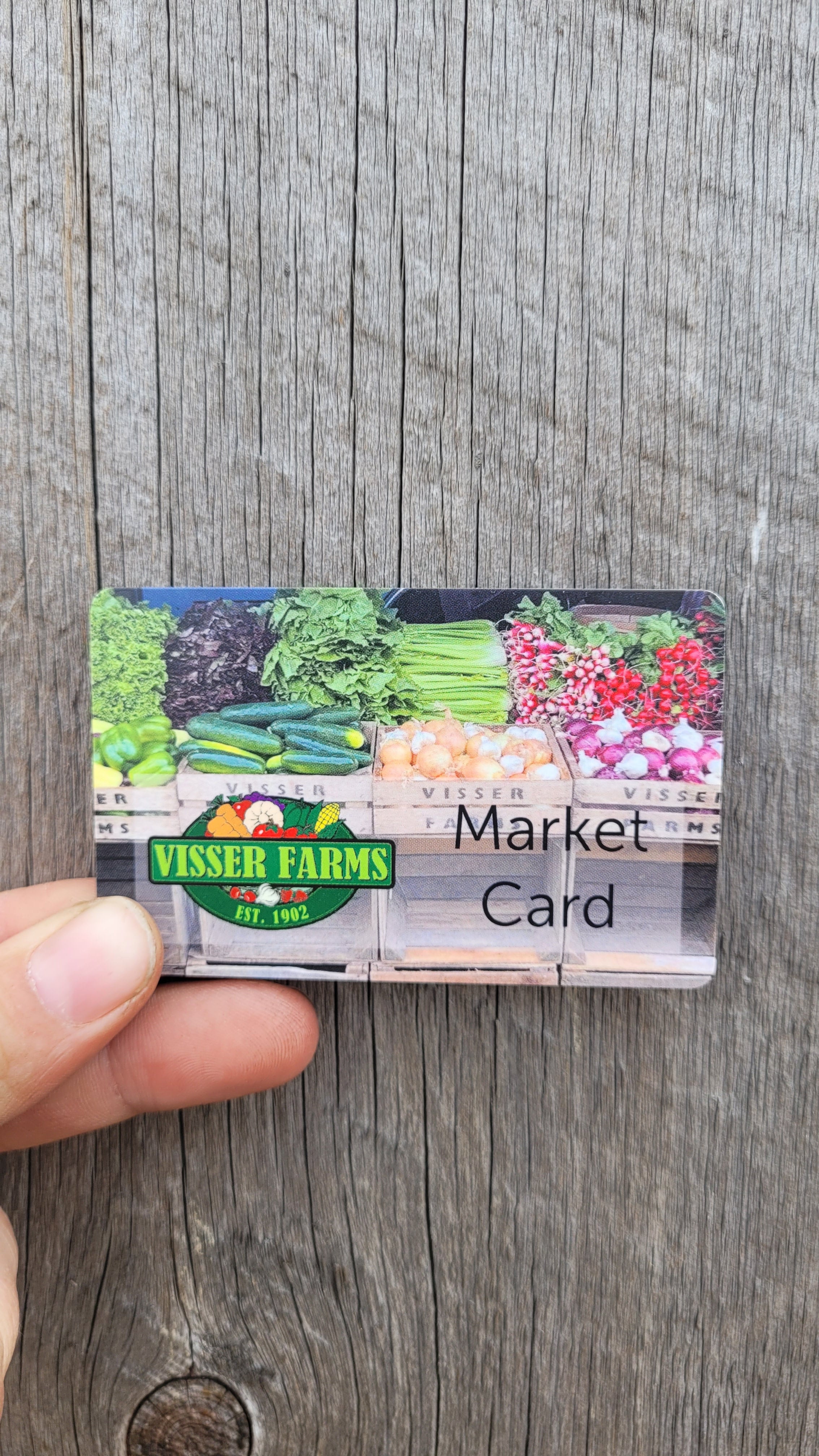 Market Card | Visser Farms